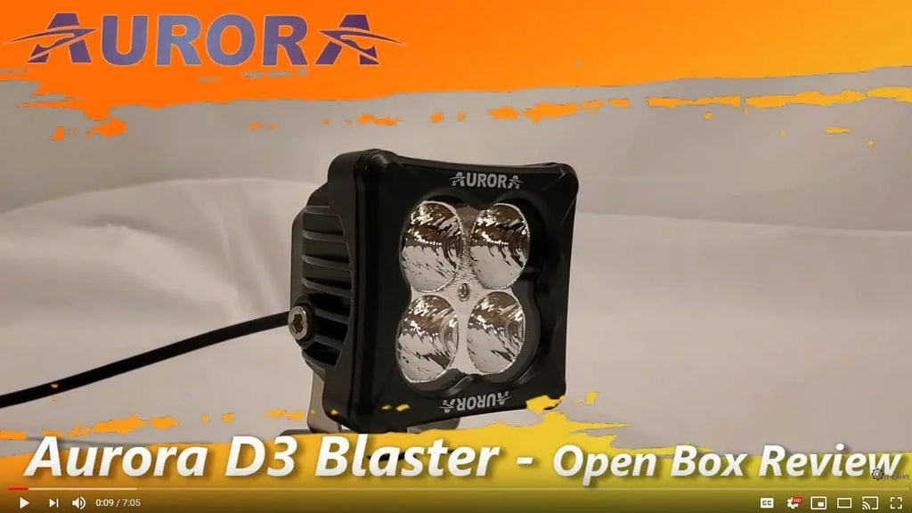 Aurora D3 Blaster LED Pod Open Box Review Video – LEXBERN