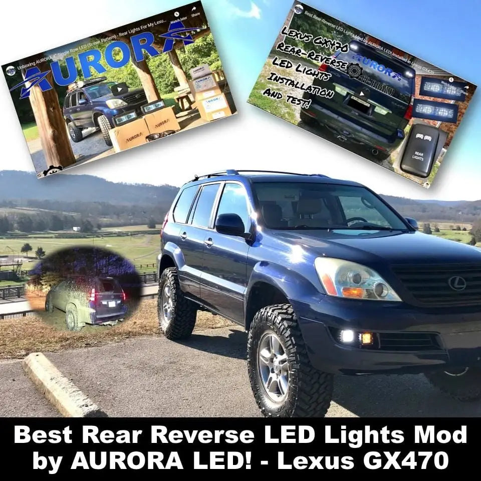 Best Rear Reverse LED Lights Mod by AURORA LED! - Lexus GX470 – LEXBERN