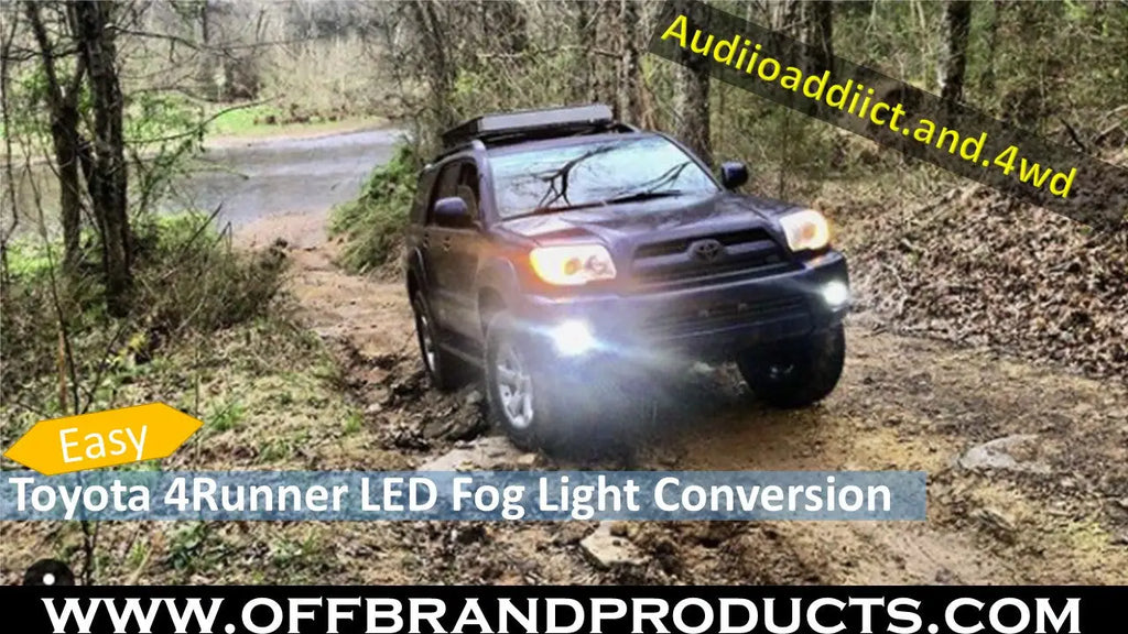 Easy LED Fog Light Upgrade for your Toyota 4runner 3rd Gen – LEXBERN