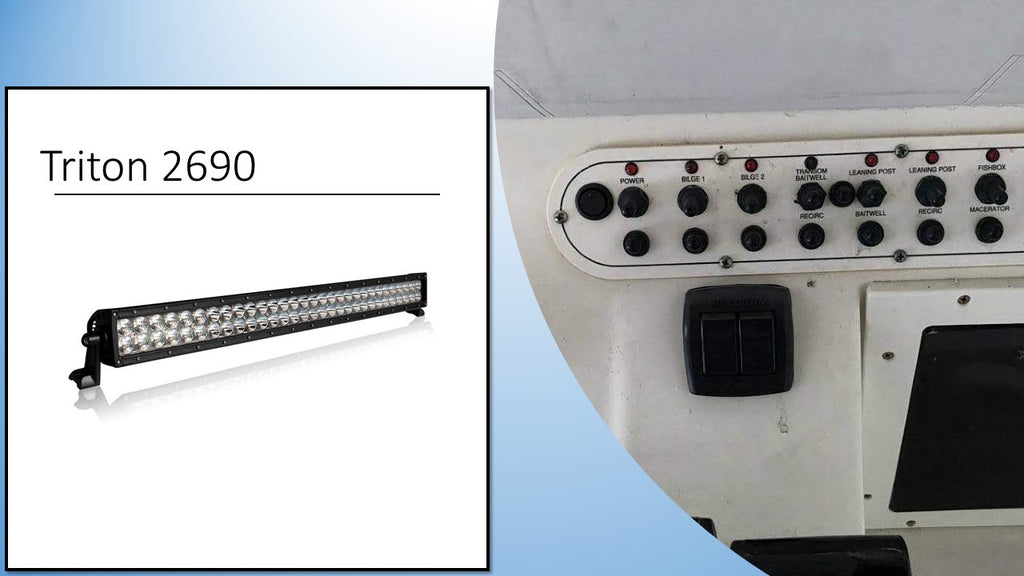 Best LED Light Bar for Triton Boats 2690CC – LEXBERN