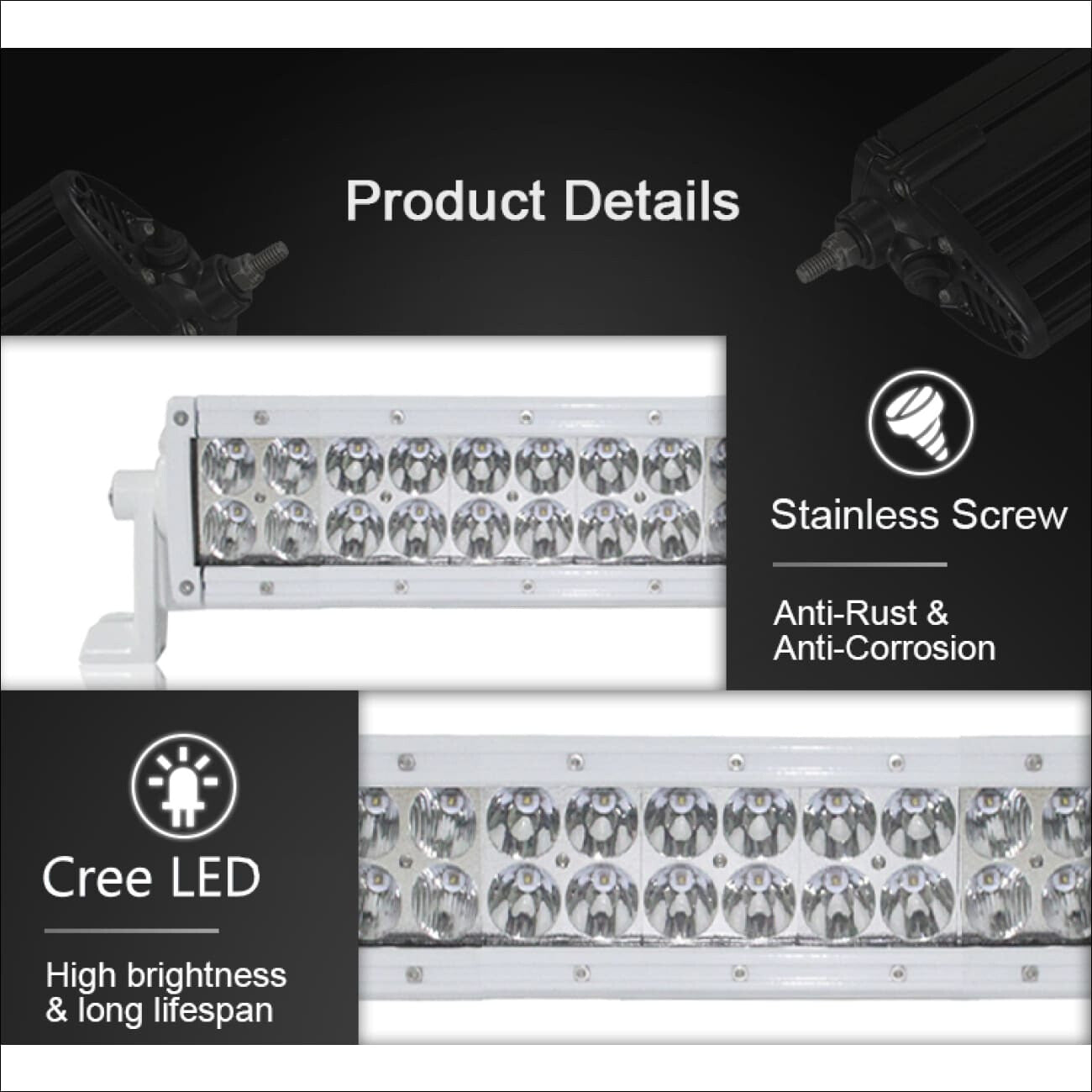 Aurora Marine 40 Inch Curved LED Light Bar - 34,240 Lumens – LEXBERN