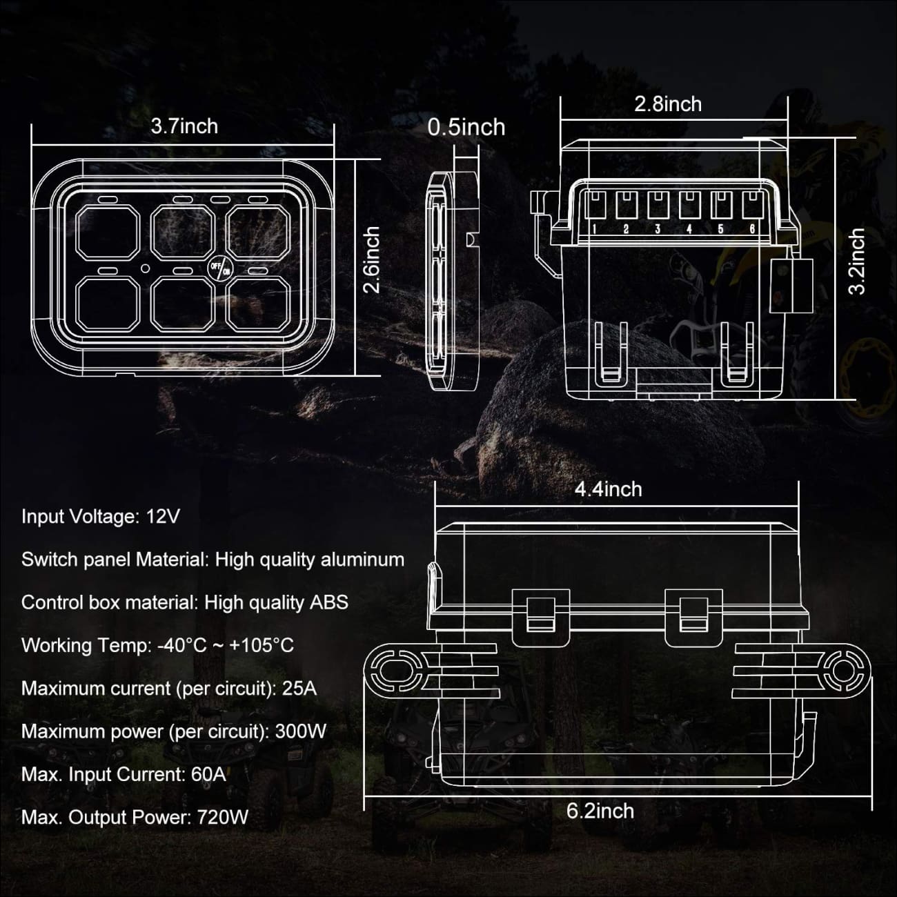 Aurora Off Road Switch Panel – LEXBERN