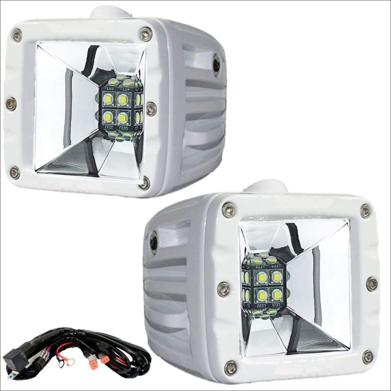 Aurora 3 Inch Marine Wide Angle Scene Beam Spreader Light Kit - 3,880 ...