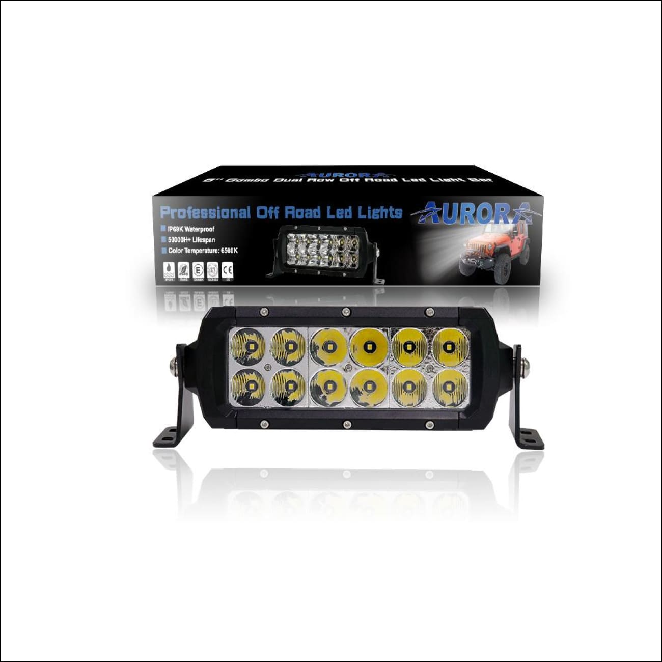 Aurora 6 Inch D5 Series Light Bar - 5,700 Lumens – LEXBERN