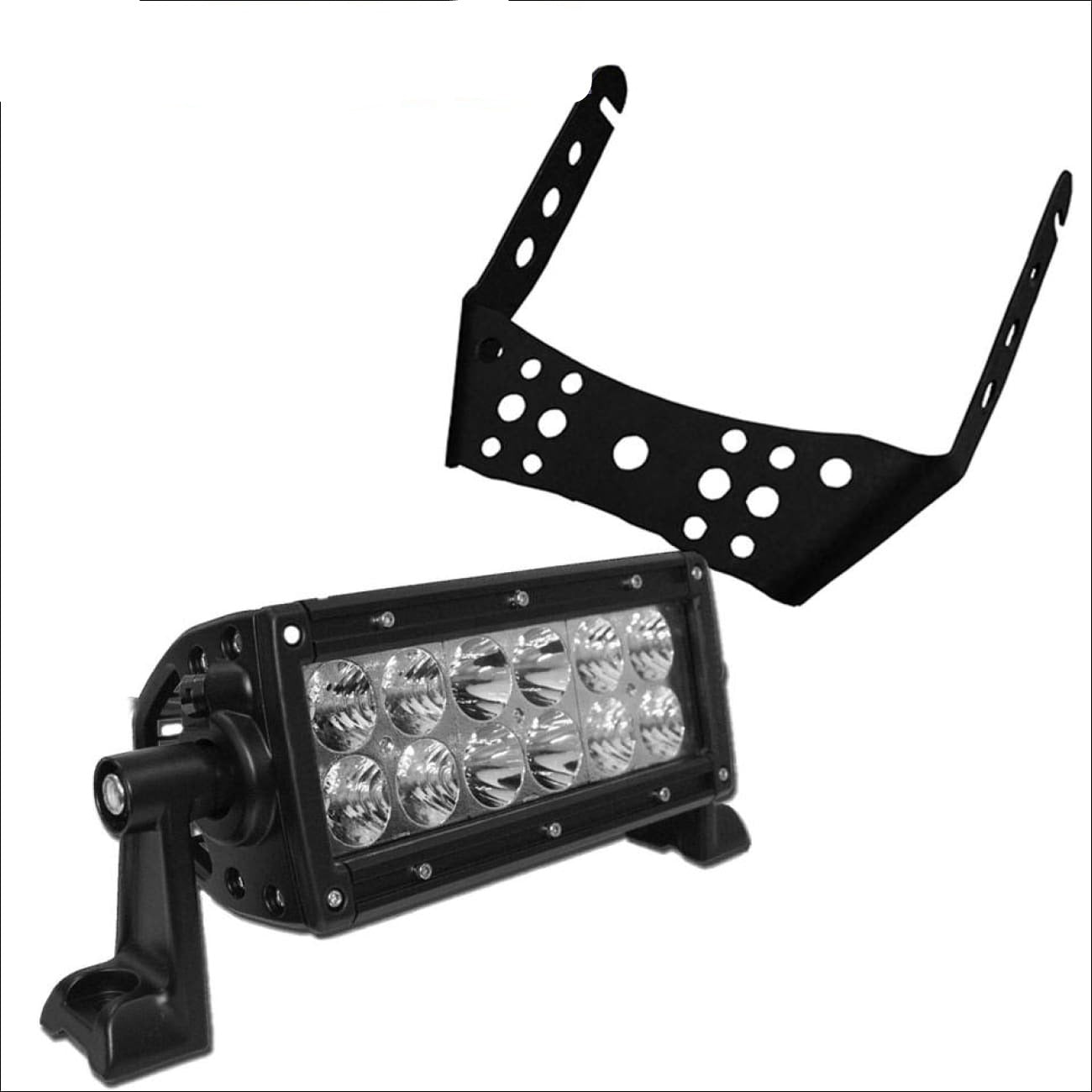 Aurora ATV Handle Bar Kit w/ 6 Inch LED Light Bar – LEXBERN